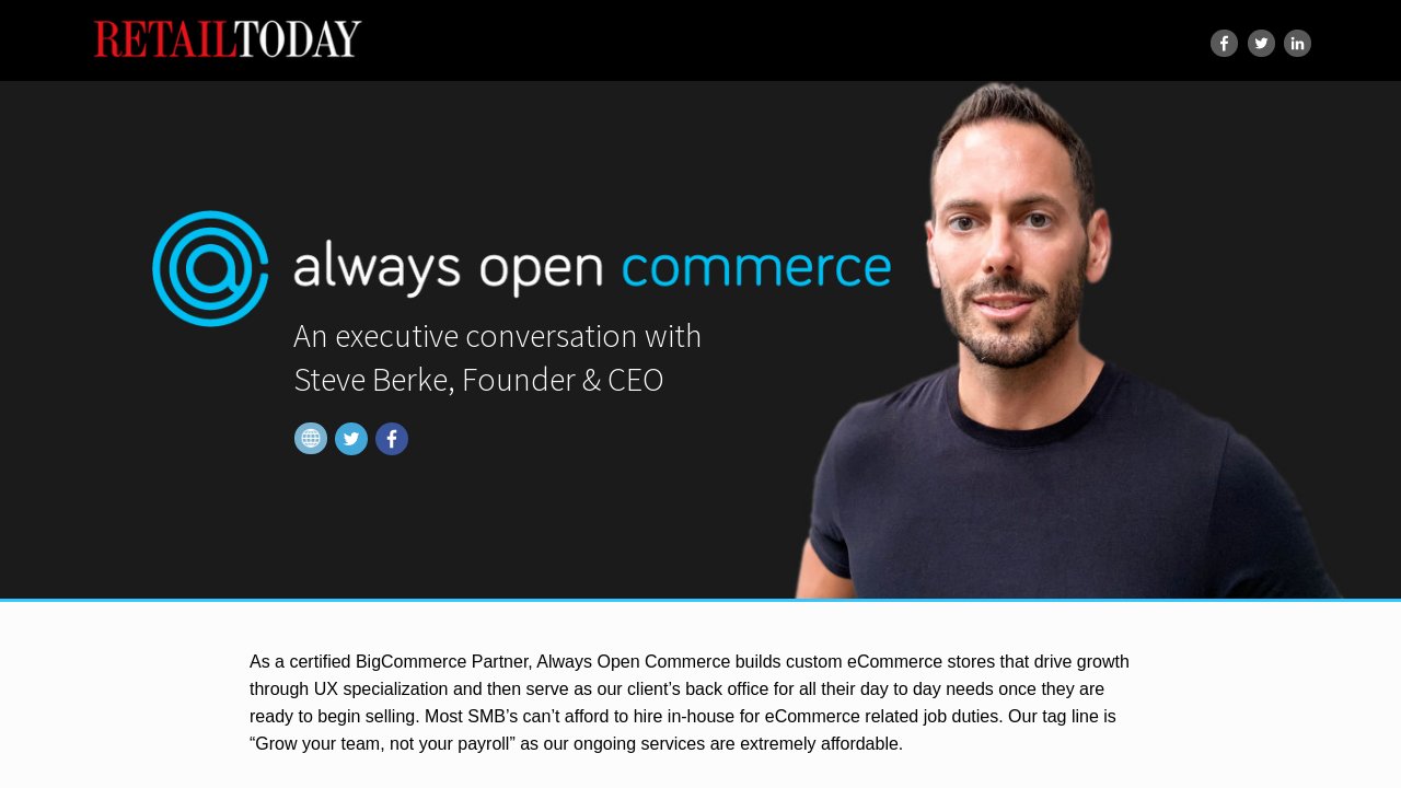 Always Open Commerce - BigCommerce Edition