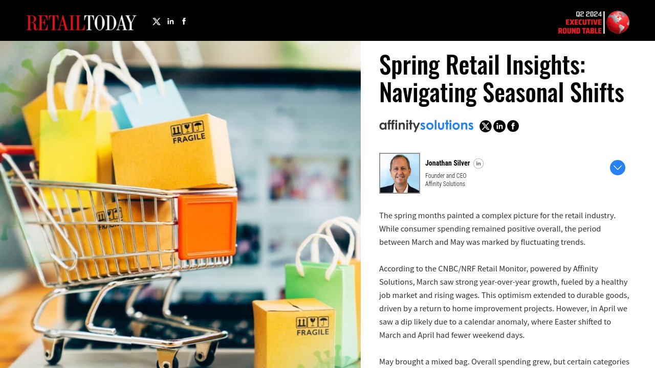 Affinity Solutions - Executive Roundtable: Q2 2024