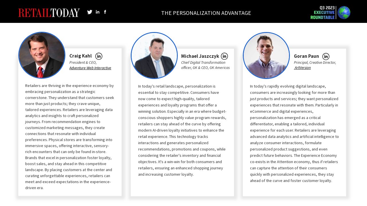 Enhancing Retail Engagement - Executive Roundtable: Q3 2023