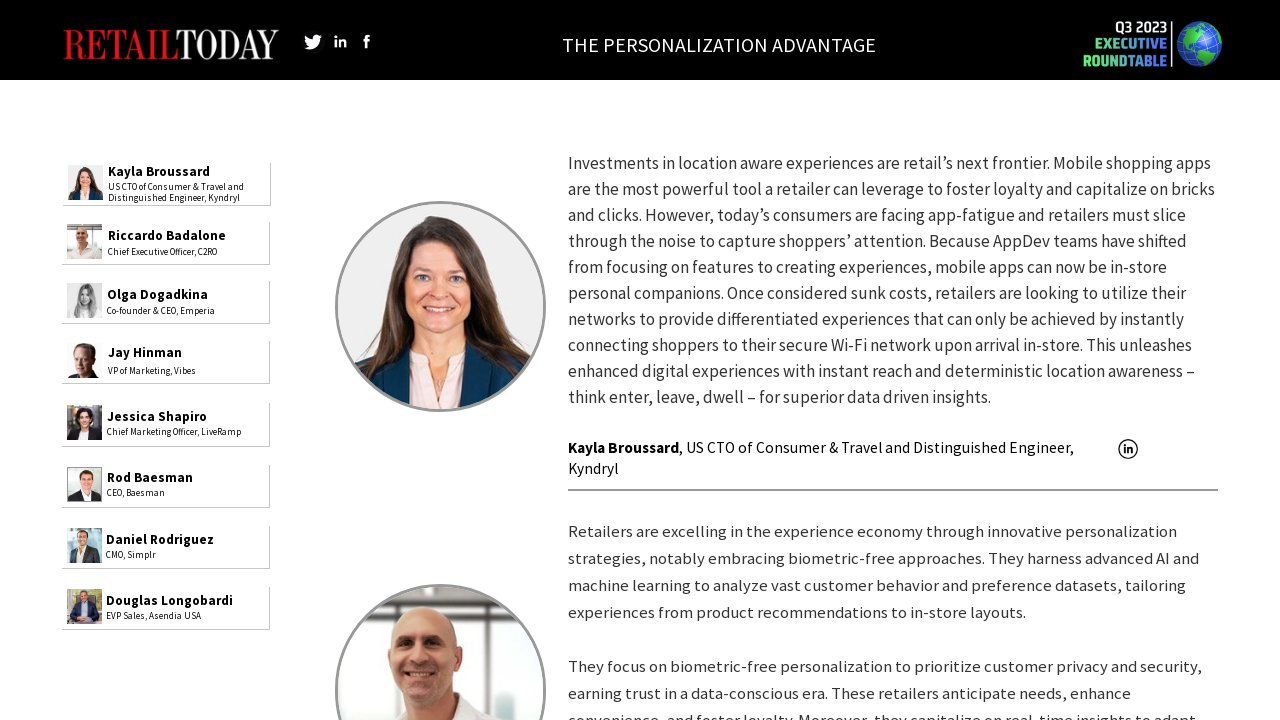 The Personalization Advantage - Executive Roundtable: Q3 2023