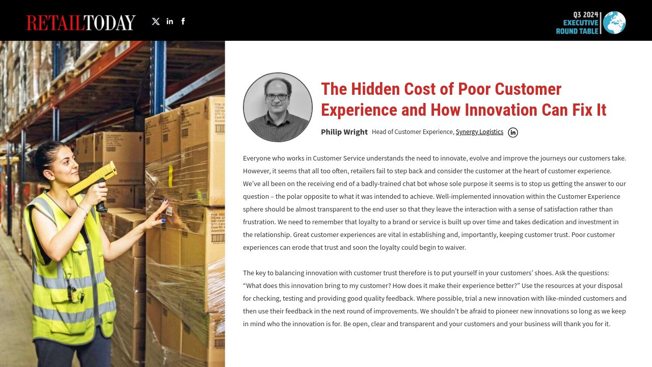 Synergy Logistics - Executive Roundtable Q3 2024