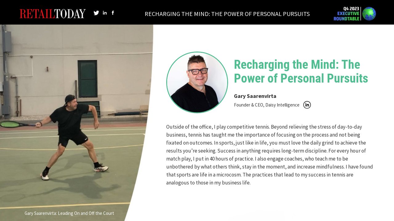Recharging The Mind: The Power Of Personal Pursuits - Executive ...