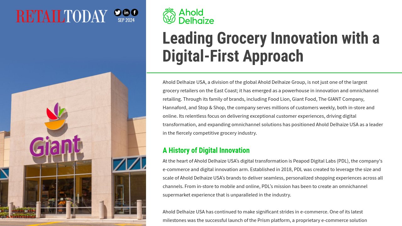 Ahold Delhaize USA - Grocery 2024