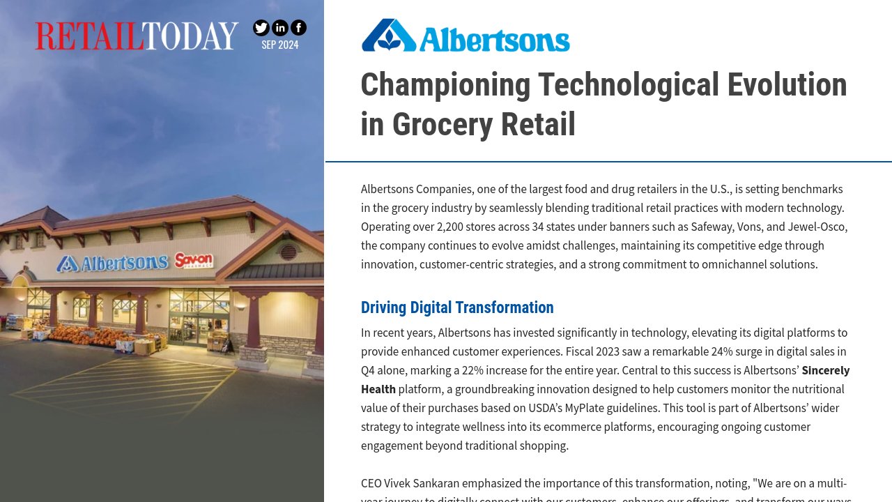 Albertsons Companies - Grocery 2024