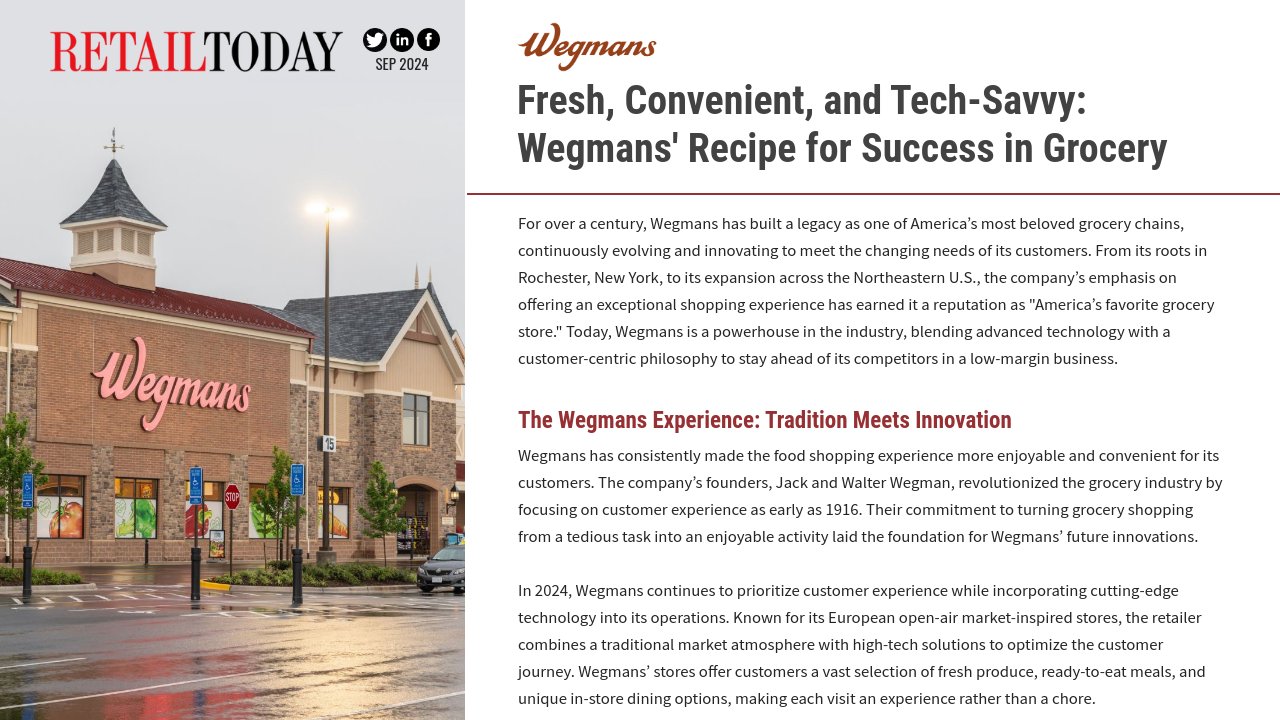 Wegmans - Grocery 2024