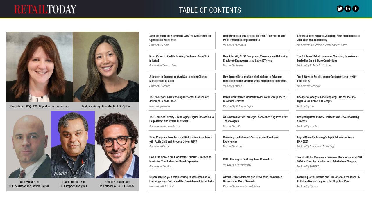 Table of Contents - NRF 2024 Part 2