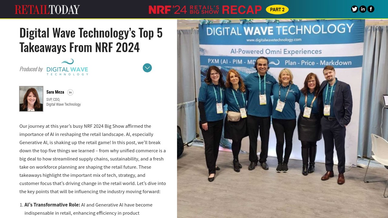 Digital Wave Technology - NRF 2024 Part 2