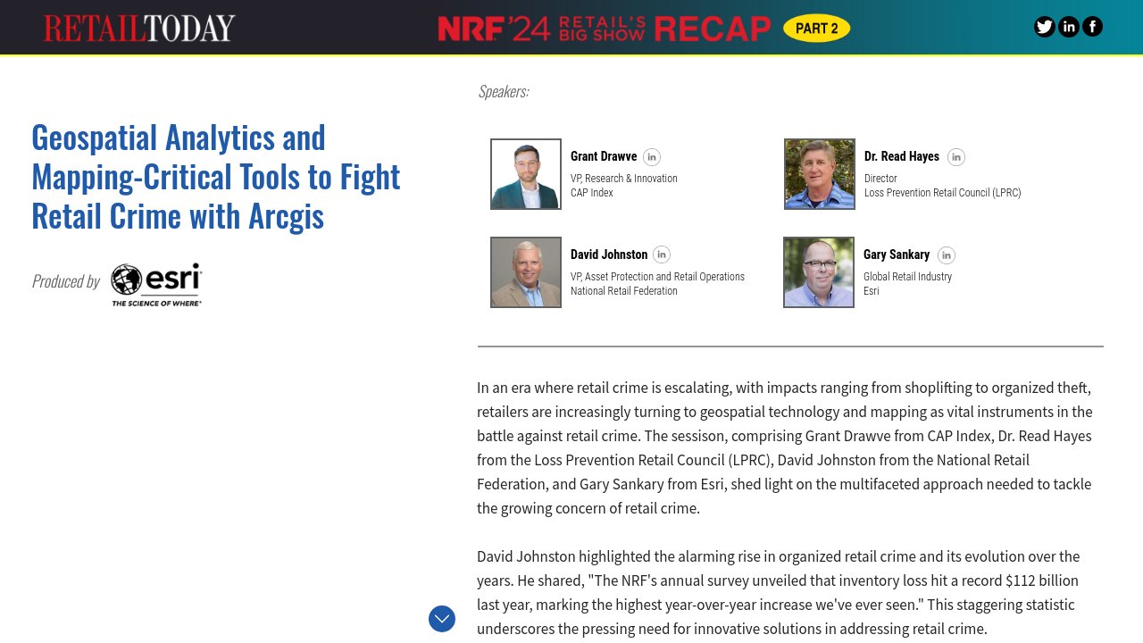 Esri - NRF 2024 Part 2