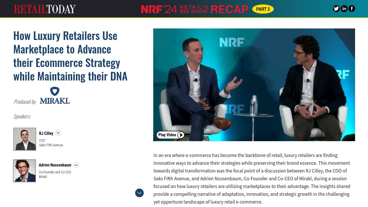 Mirakl - NRF 2024 Part 2