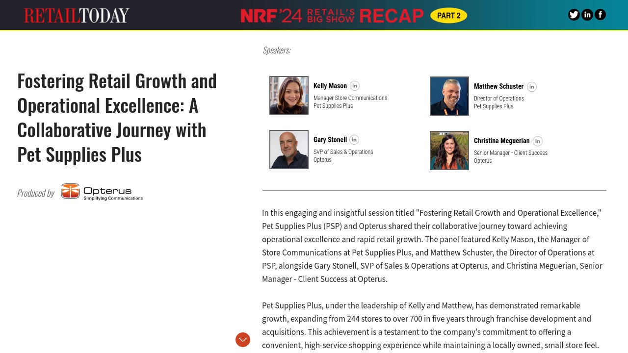 Opterus - NRF 2024 Part 2