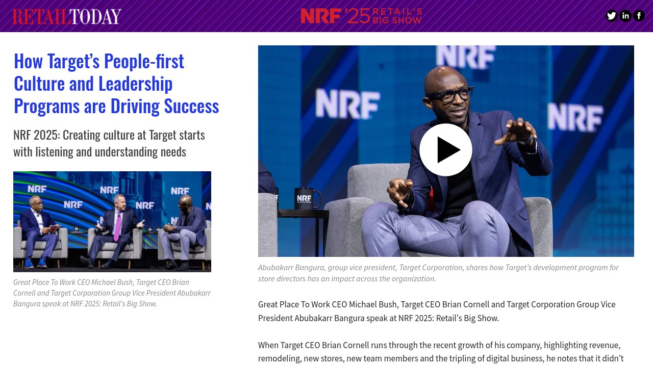 Culture at Target - NRF 2025