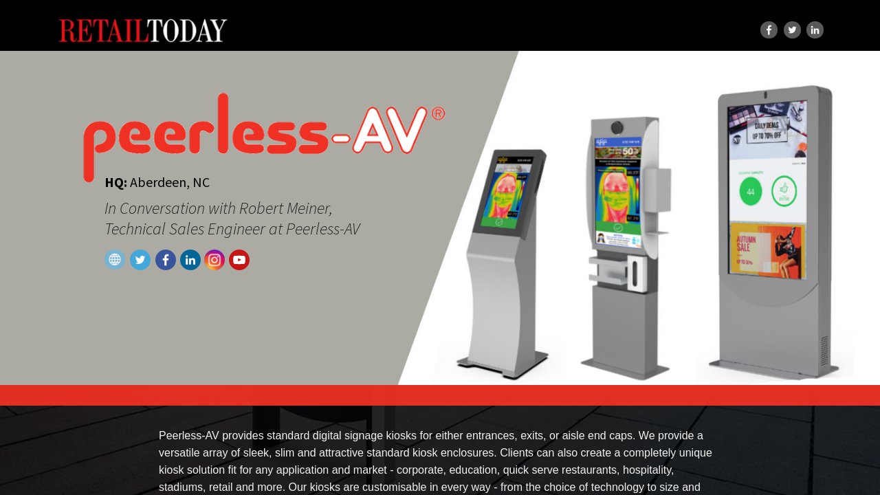 Peerless-AV - Retail Kiosk