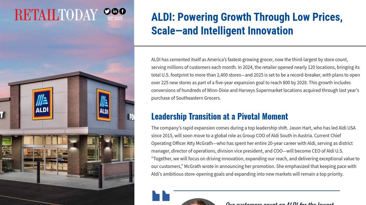 ALDI - State of the Grocery Industry 2025