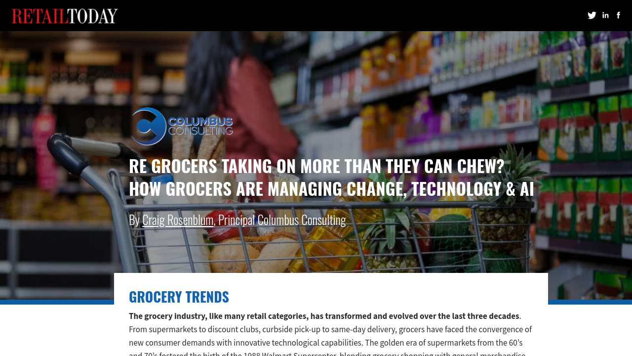 Grocery Trends - State of the Grocery Industry 2025