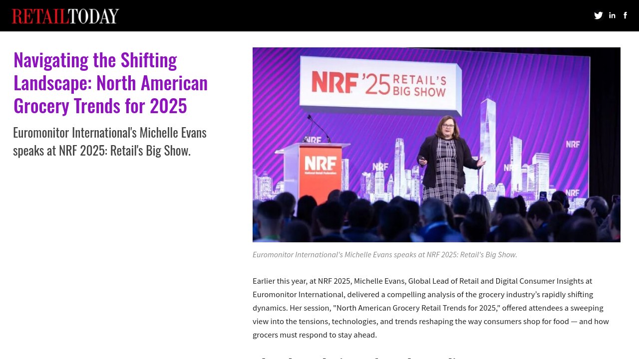 Grocery Trends - State of the Grocery Industry 2025