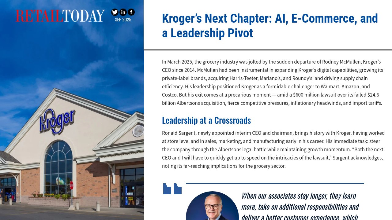 Grocery Trends - State of the Grocery Industry 2025