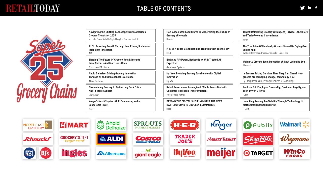 Grocery Trends - State of the Grocery Industry 2025