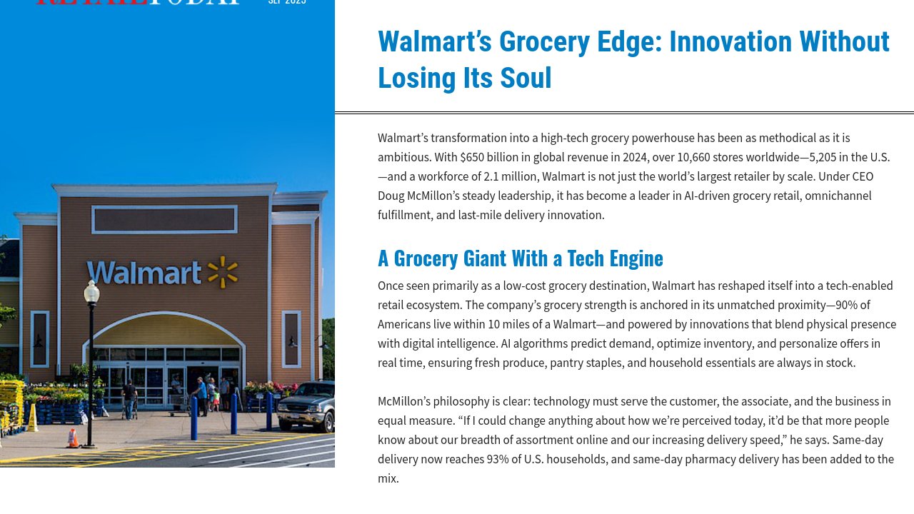 Grocery Trends - State of the Grocery Industry 2025