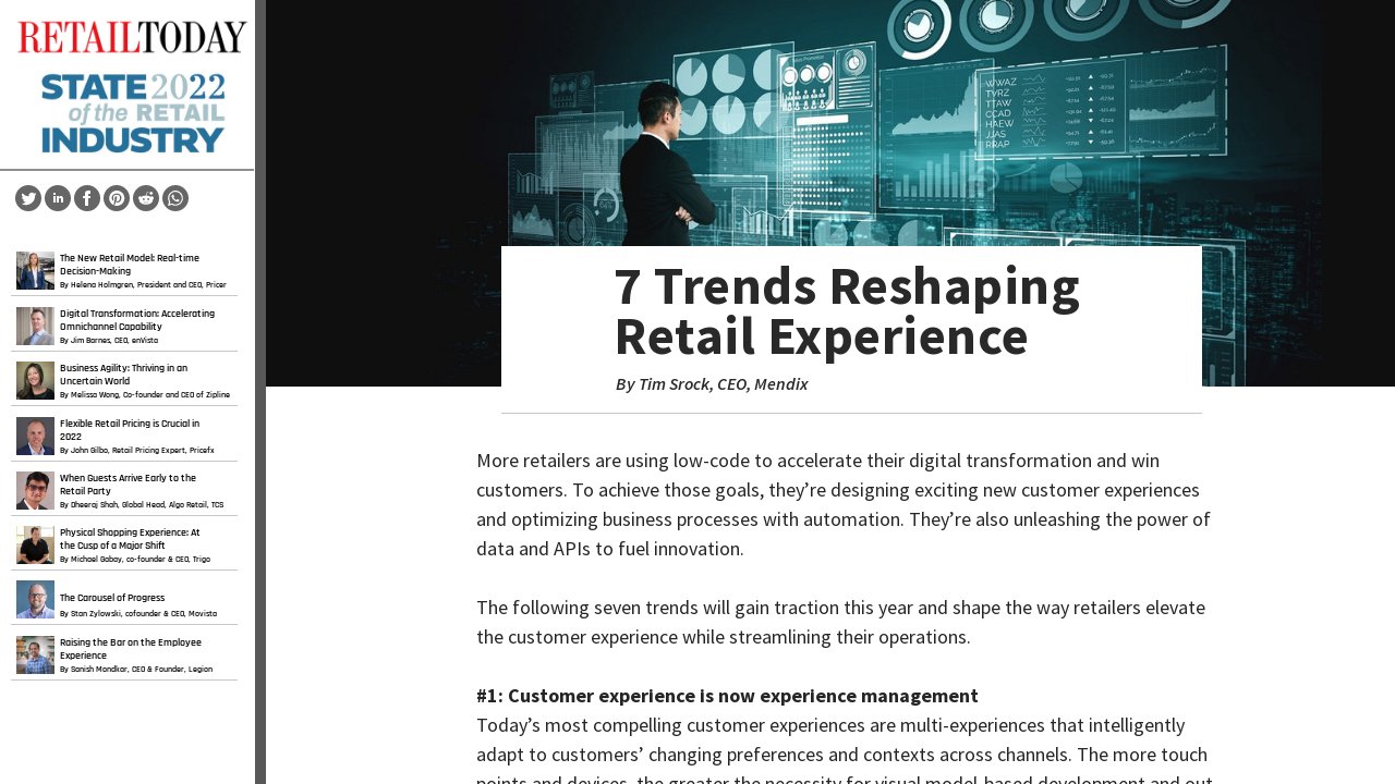 5 Trends Reshaping the Retail Landscape - State of the Retail Industry 2022