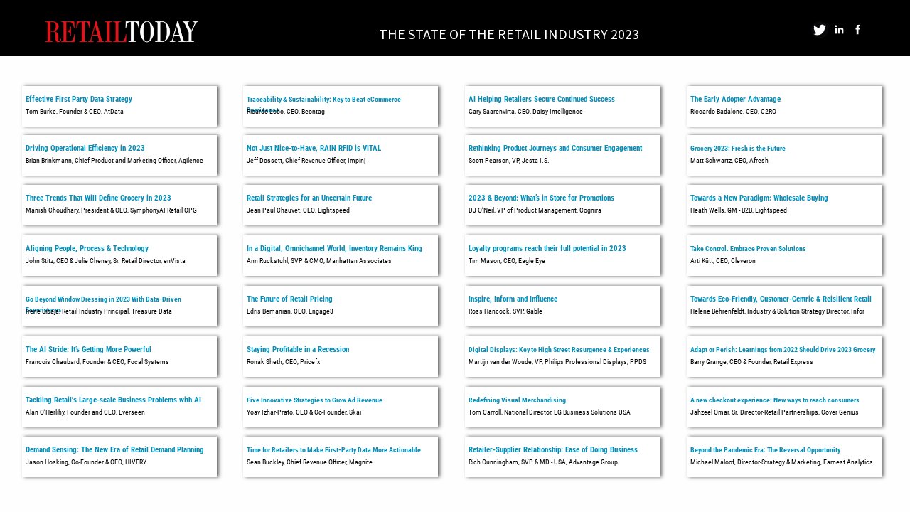 Inmar Intelligence - The State of the Retail Industry 2023