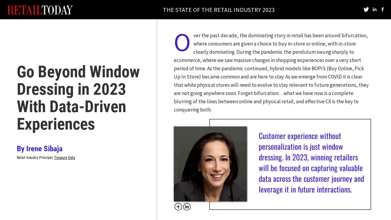 Inmar Intelligence - The State of the Retail Industry 2023