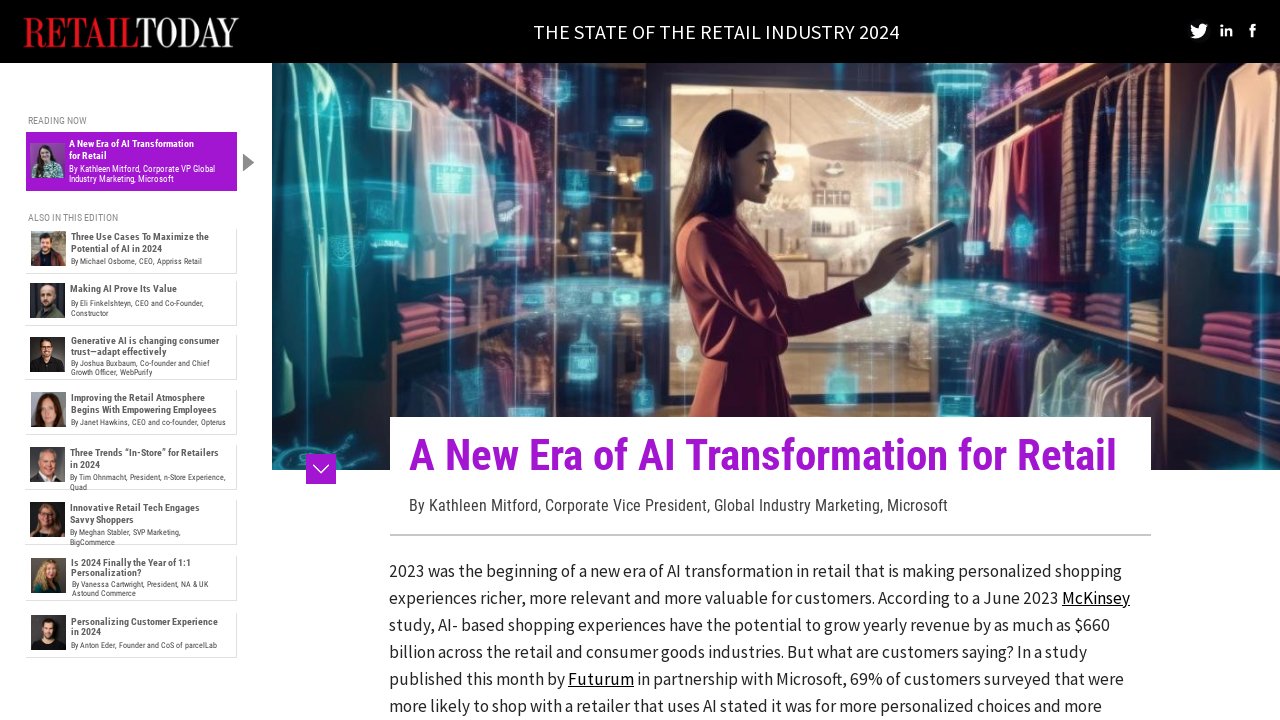 Microsoft - The State of the Retail Industry 2024