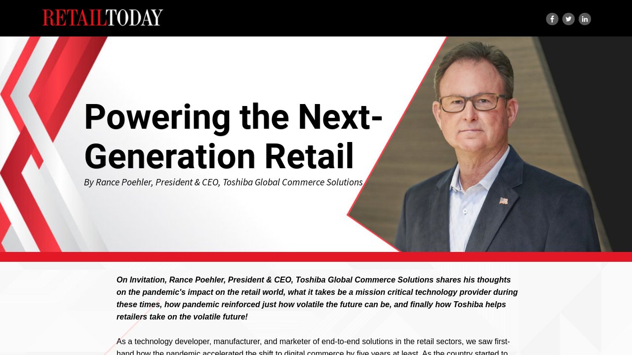 Interview With Rance Poehler - Toshiba