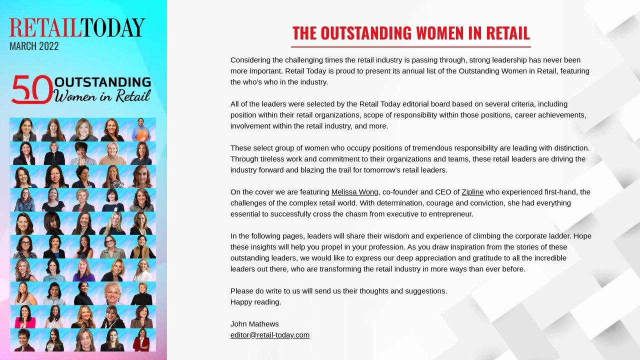 Overview - Women In Retail 2022